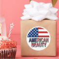 American Flag - American Beauty Sticker | Zazzle