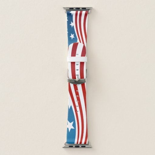 American Flag Apple Watch Band | Zazzle