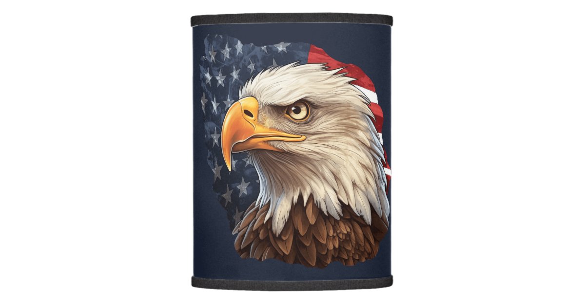 American Flag Bald Eagle Lamp Shade | Zazzle