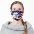 American flag Bald Eagle Patriotic Adult Cloth Face Mask | Zazzle
