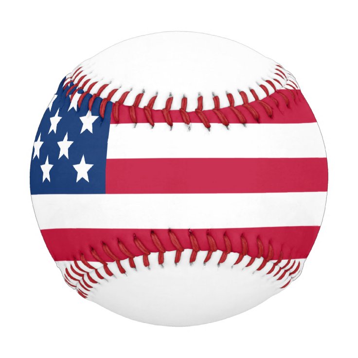 American Flag Baseball | Zazzle