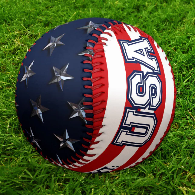 American Flag Baseball | Zazzle