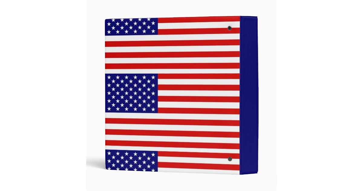 American Flag Binder | Zazzle