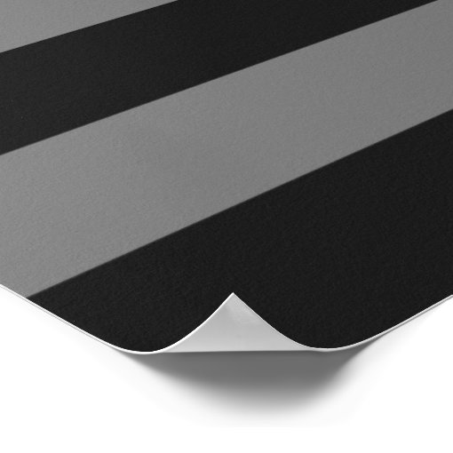 American Flag Black Gray Poster | Zazzle