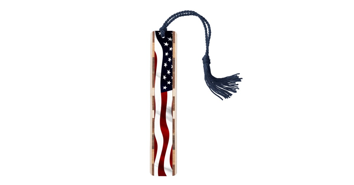 American Flag Bookmark | Zazzle