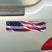 AMERICAN FLAG BUMPER STICKER | Zazzle