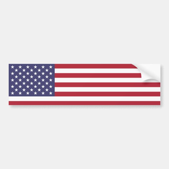American Flag Bumper Sticker | Zazzle.com