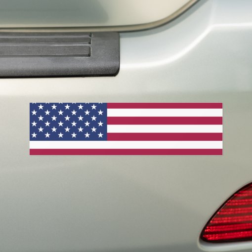 American Flag Bumper Sticker | Zazzle