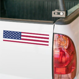 American Flag Bumper Sticker | Zazzle