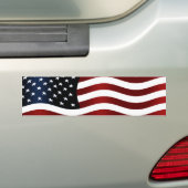 American Flag Bumper Sticker | Zazzle