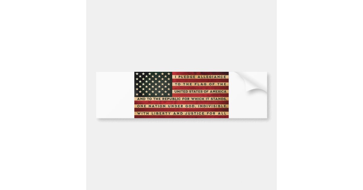 American Flag Bumper Sticker | Zazzle
