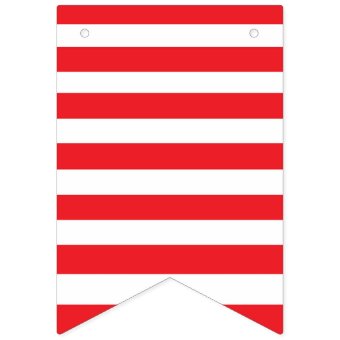 American Flag Bunting Banner Red White and Blue | Zazzle