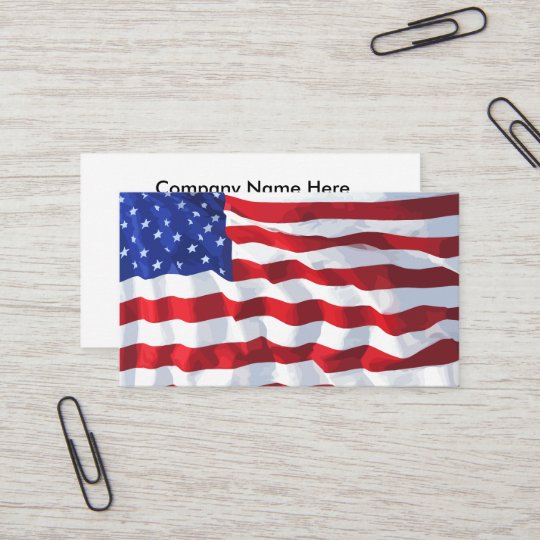 American Flag Business Card Design | Zazzle.com