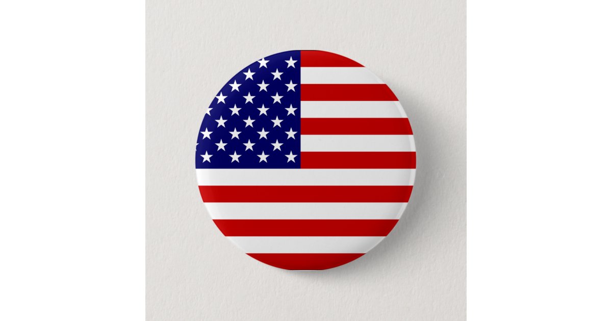 American flag button | Zazzle