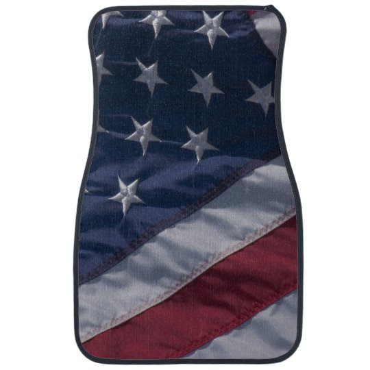 American flag. car floor mat | Zazzle.com