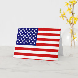 American flag card | Zazzle