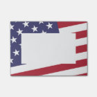 American USA Flag Patriotic July 4th Custom Text Post-it Notes | Zazzle.com