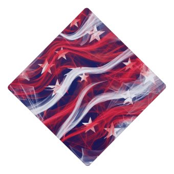 American flag Custom Tassel Topper | Zazzle