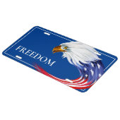 American Flag Eagle License Plate | Zazzle
