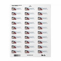 American Flag Eagle Return Address Label | Zazzle