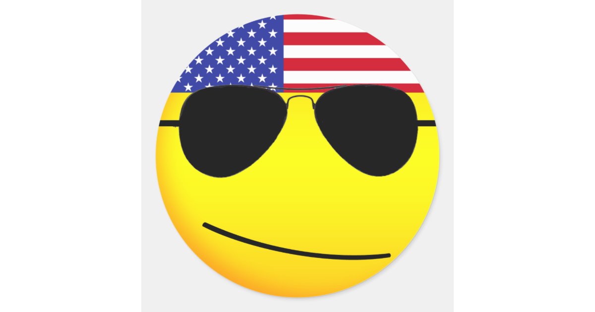 American Flag Emoji Stickers | Zazzle.com