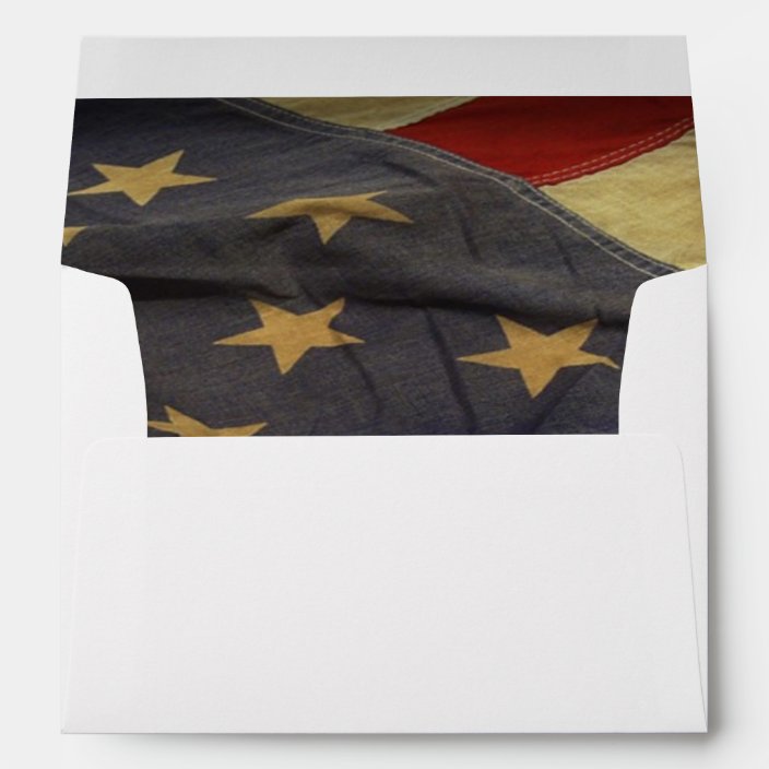 American Flag Envelope | Zazzle.com