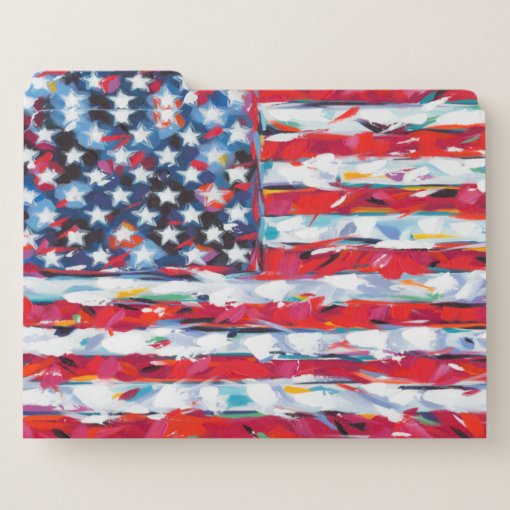 American Flag File Folder | Zazzle