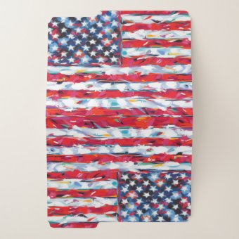 American Flag File Folder | Zazzle