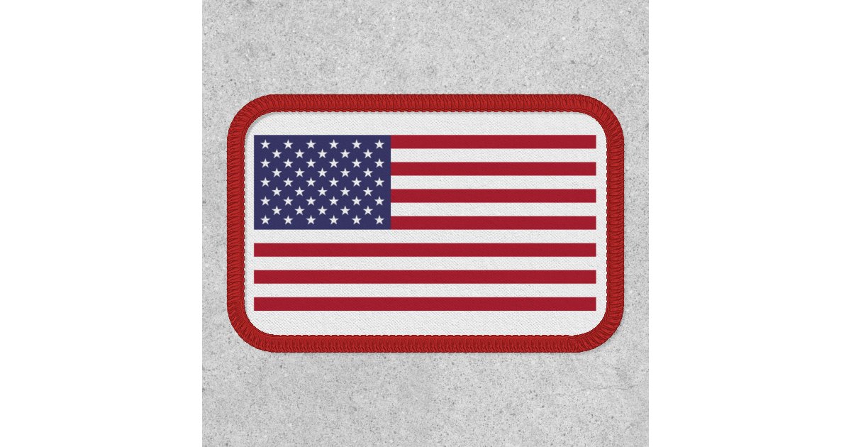 American Flag, Flag of United States Patch | Zazzle