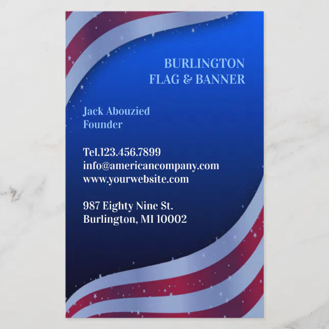 American Flag Flyer | Zazzle