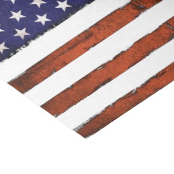 American Flag Grunge Edition Tissue Paper | Zazzle
