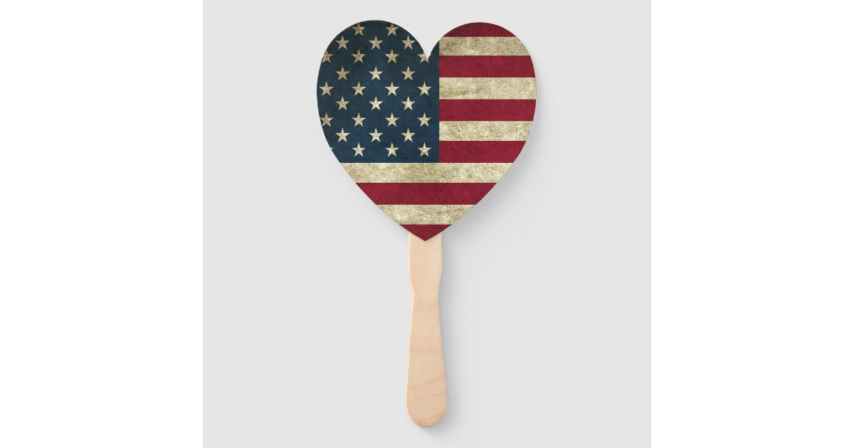 American Flag Hand Fan | Zazzle
