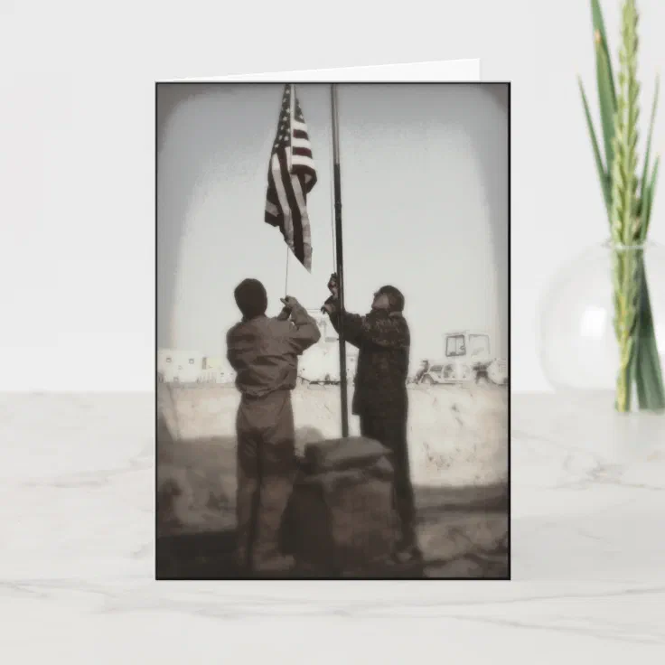 American Flag, Hero - Thank You Veterans Day Card | Zazzle