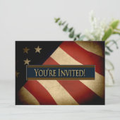 AMERICAN FLAG - INVITATION | Zazzle