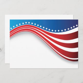 American flag invitations | Zazzle