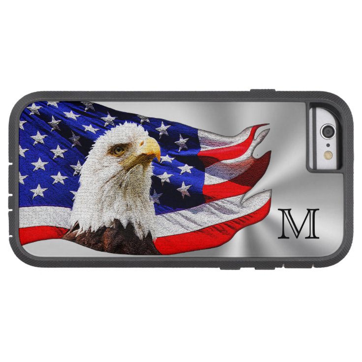 American Flag iPhone Cases Monogrammed | Zazzle