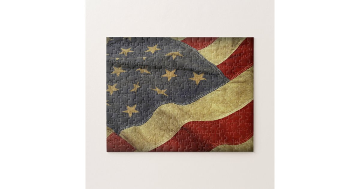 American Flag Jigsaw Puzzle | Zazzle
