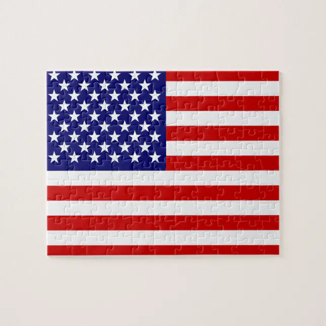 American flag jigsaw puzzle | Zazzle