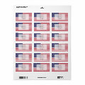 American flag label | Zazzle