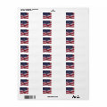 American Flag Label | Zazzle