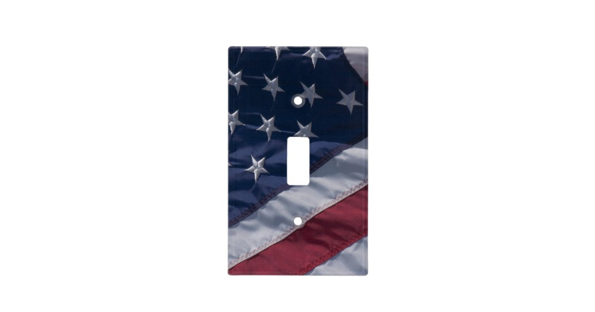 American flag. light switch cover | Zazzle