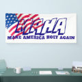 AMERICAN FLAG MAKE AMERICA HOLY AGAIN BANNER | Zazzle