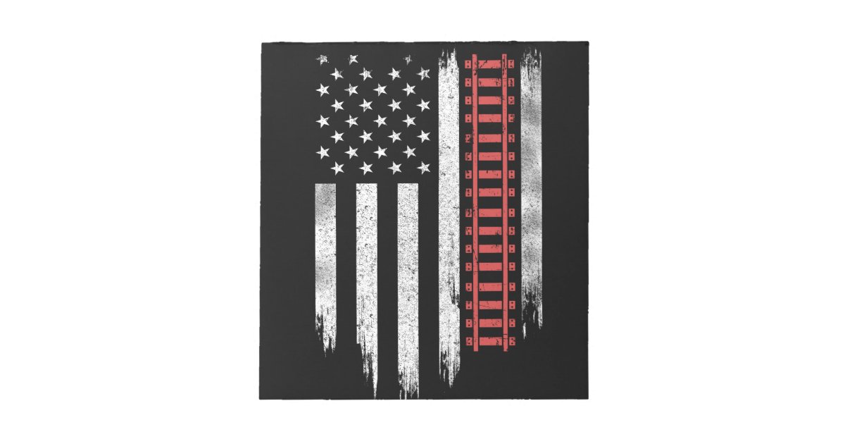 American Flag Model Train Railroad Notepad | Zazzle
