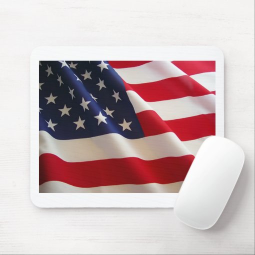 American Flag Mouse Pad | Zazzle