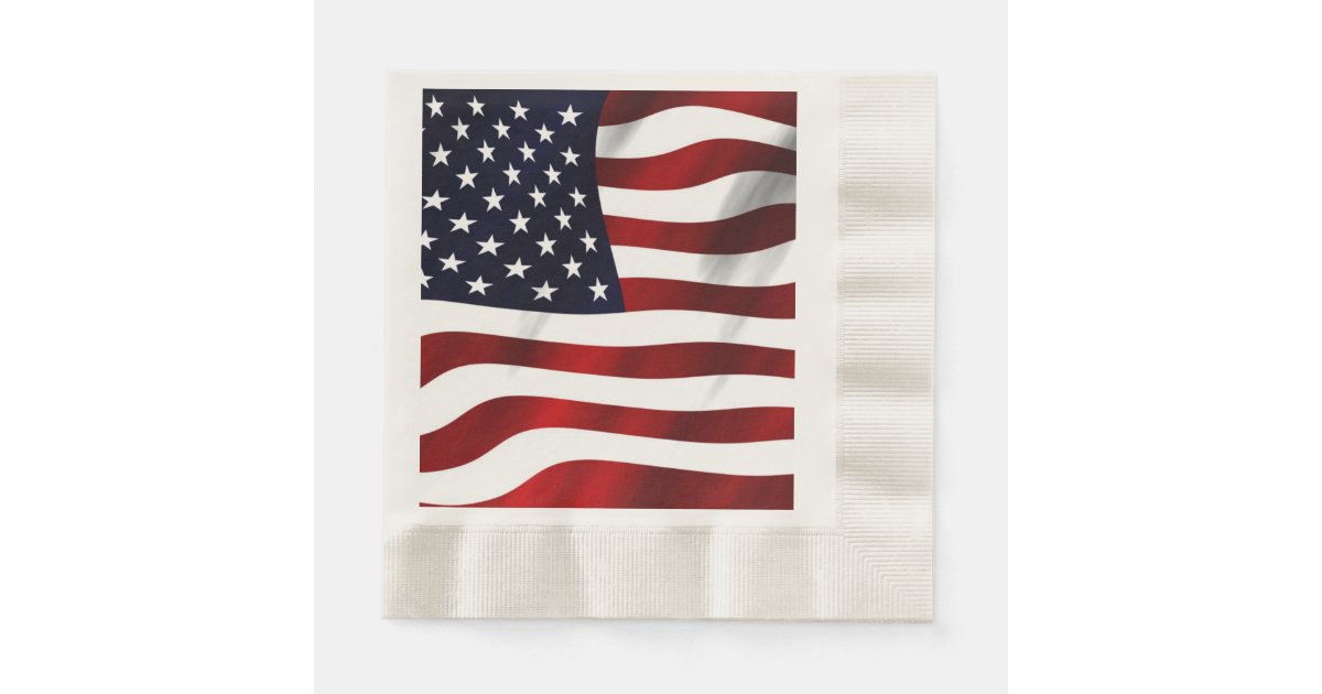 American Flag Napkins | Zazzle