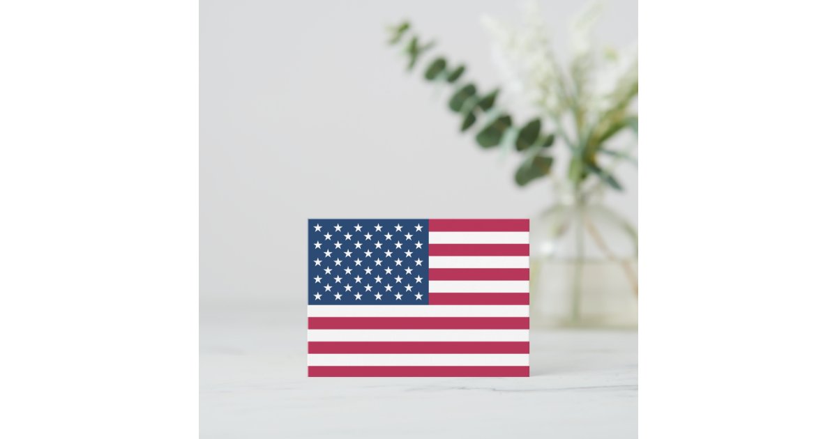 American flag note card | Zazzle