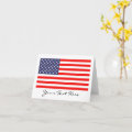 American flag note cards | Zazzle