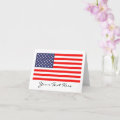 American flag note cards | Zazzle