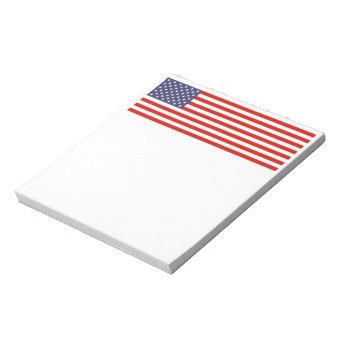 American flag note pads | Patriotic USA design | Zazzle