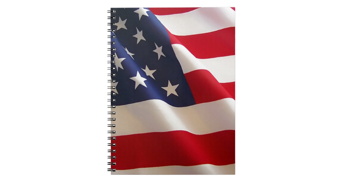 American Flag Notebook | Zazzle